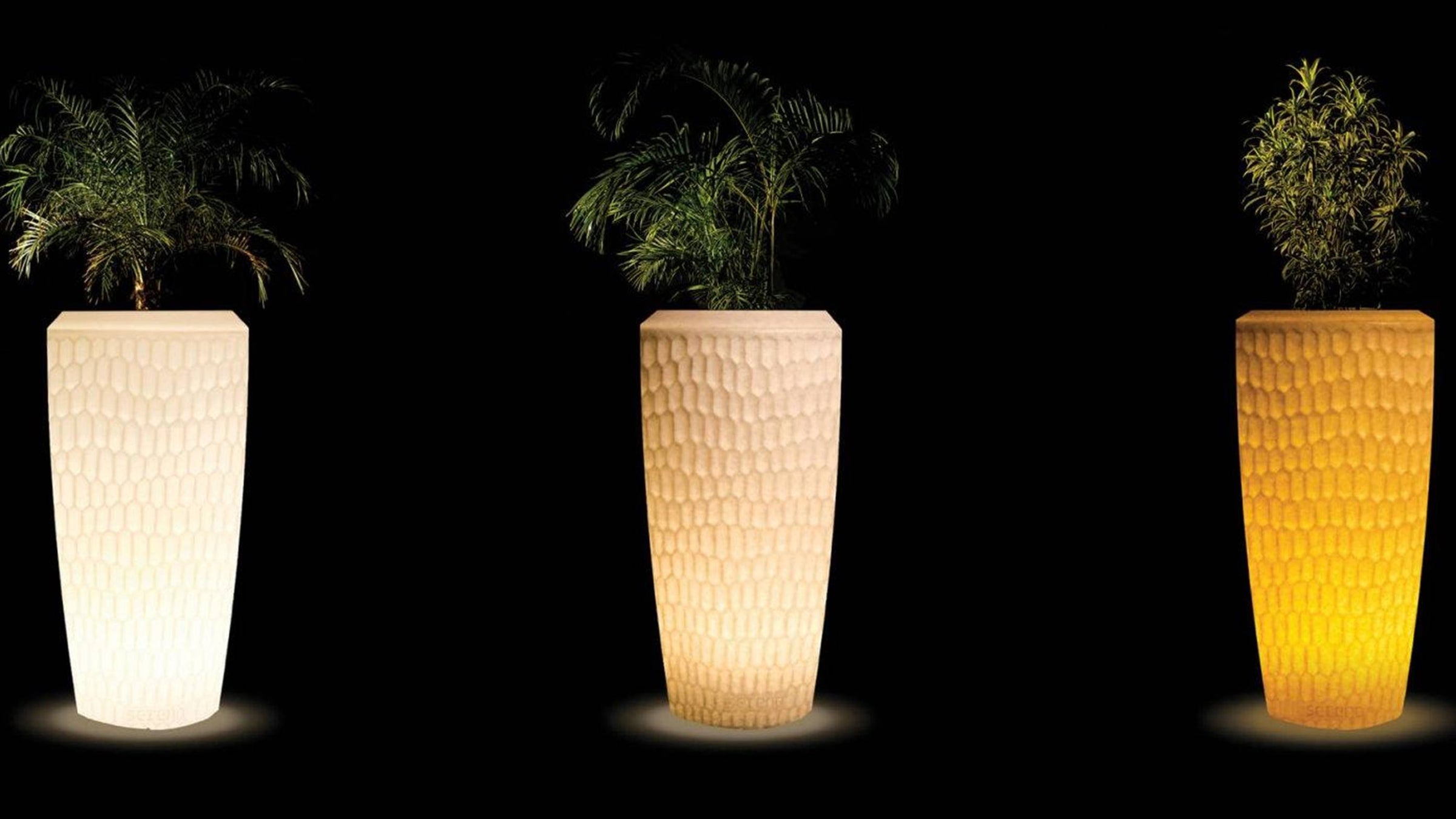 LED Tall Planter